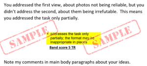 Sample Marked Scripts – Succeed In IELTS with Tony